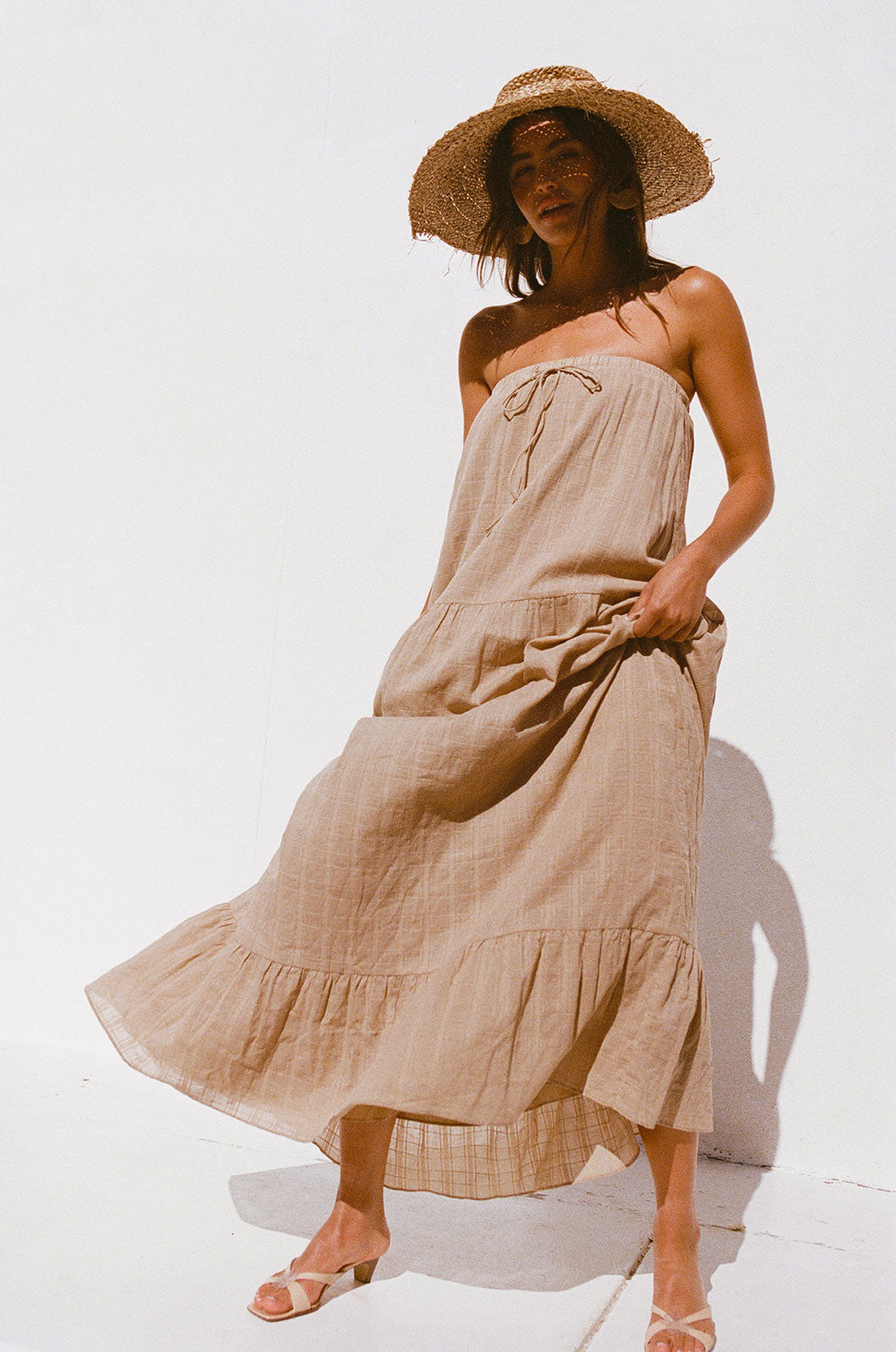 Bella Maxi Dress - Tan – SABO