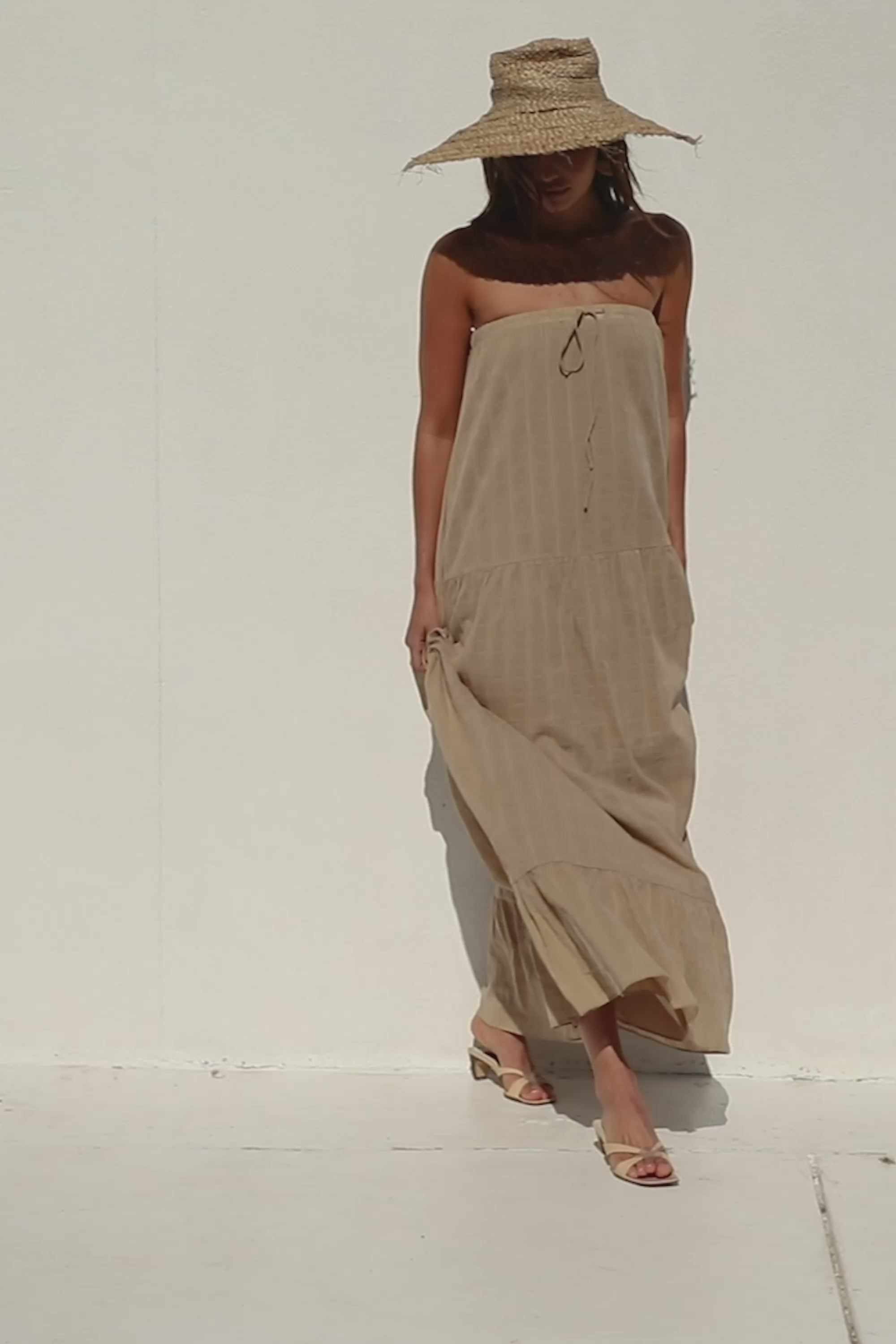 Bella Maxi Dress - Tan – SABO